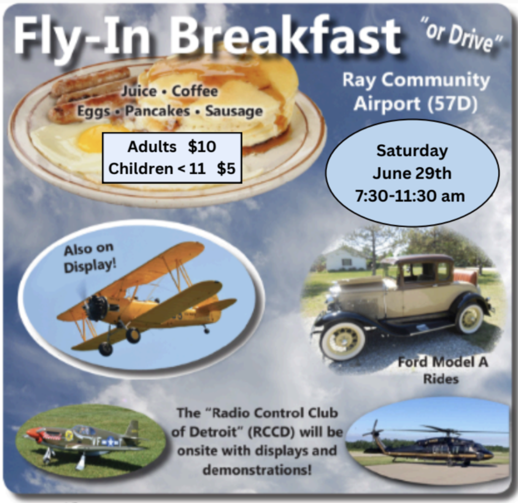 Fly-in/Drive-in Breakfast – EAA Chapter 13